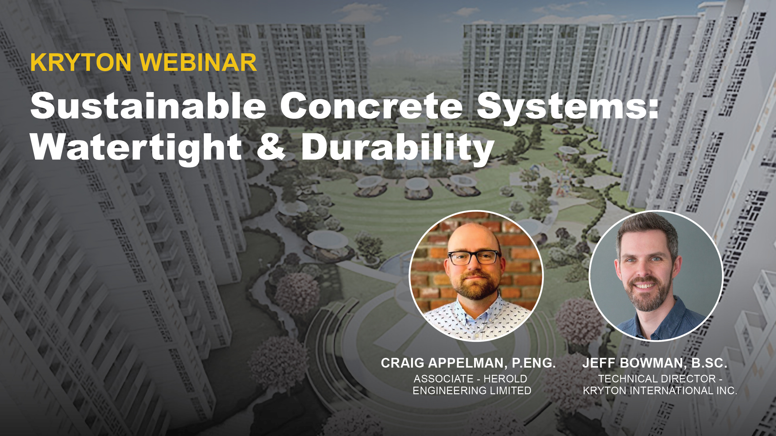 Sustainable Concrete Systems: Watertight & Durability