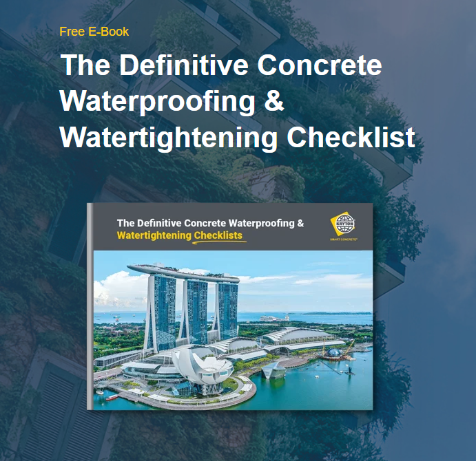 Free E-Book - The Definitive Concrete Watertightening Checklist